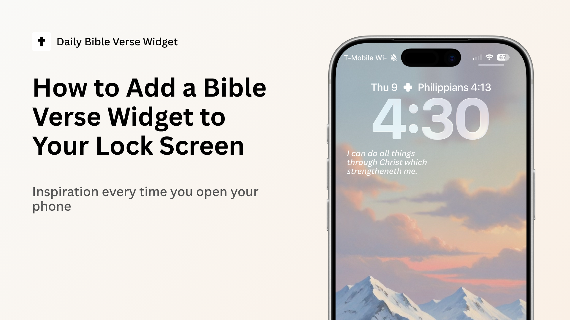 How to Add a Bible Verse Widget on Your Lock Screen | Daily Bible Verse ...